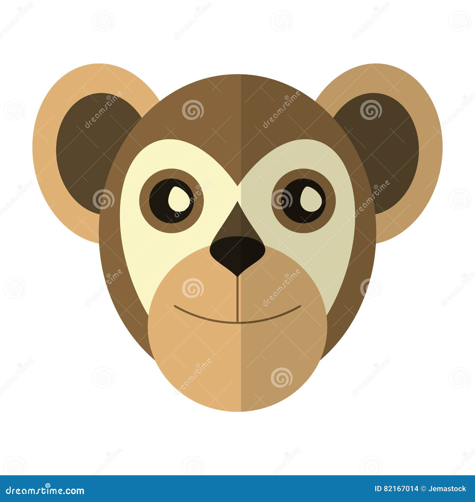 Capuchin Primate Brazil Fauna Drawing Cartoon Vector | CartoonDealer ...
