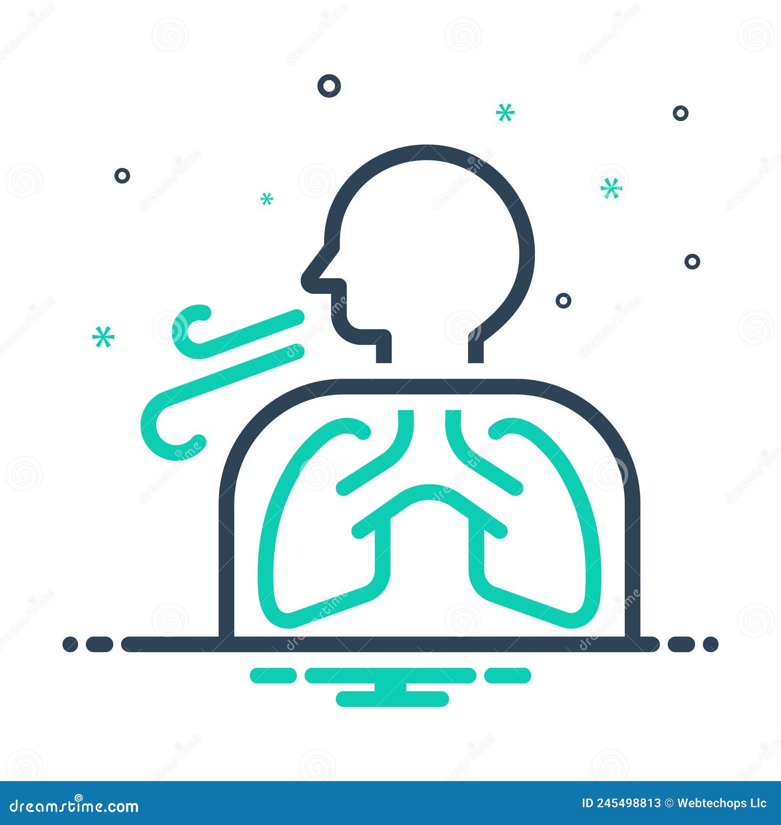 Respiratory, Anatomy, Lungs, Body, Breath System, Breathe, Lung Icon ...