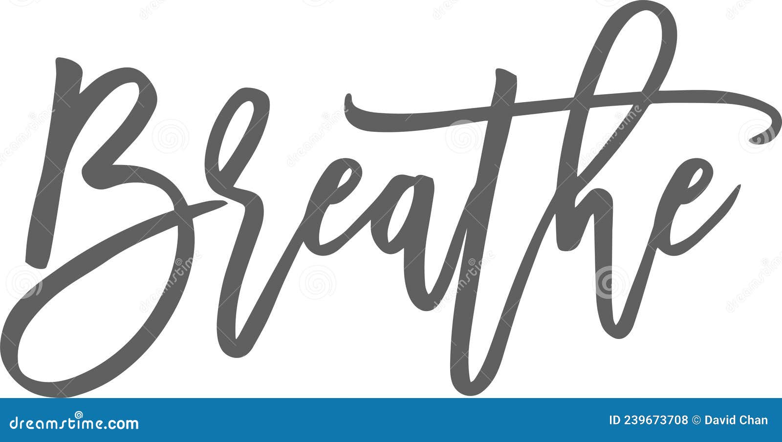 Breathe Signs Inspirational Quotes Stock Vector - Illustration of ...