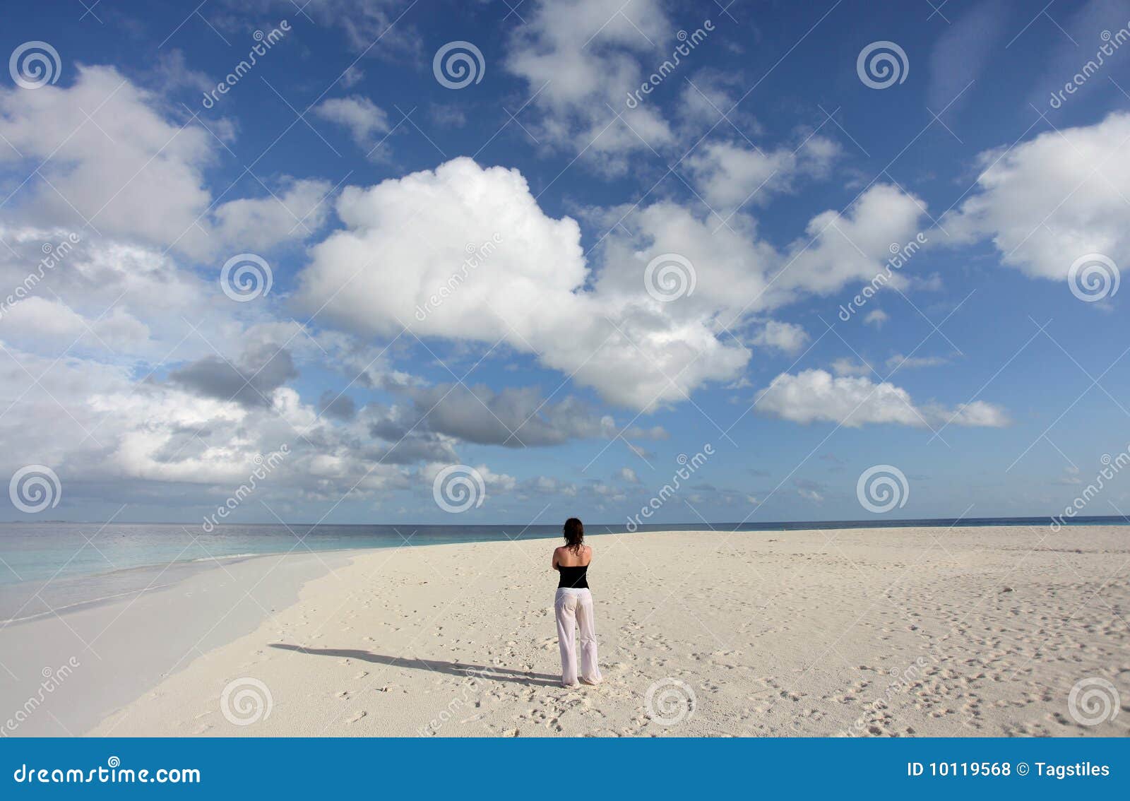 Breathing freedom stock photo. Image of atoll, female - 10119568