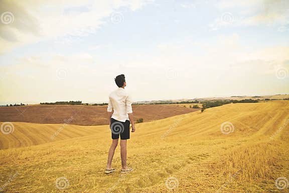 Breathing in the Freedom stock image. Image of walk, country - 26194689
