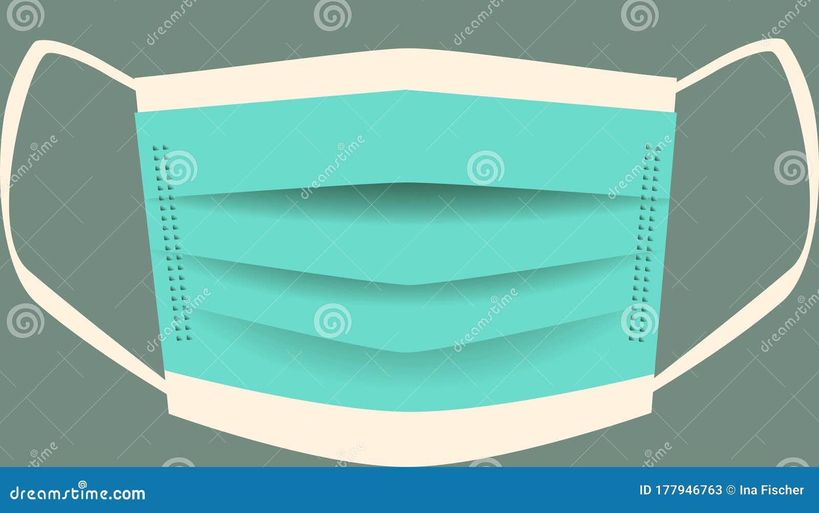 Breathing Mask - a Simple Vector Stock Vector - Illustration of ...