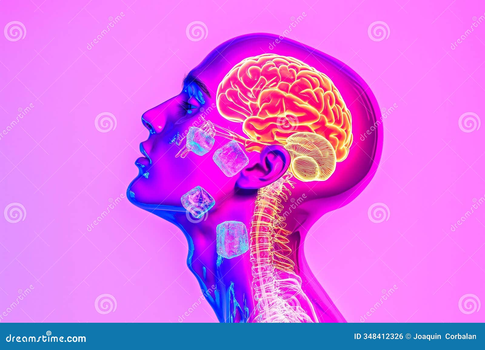 Breathing Visualization with Transparent Mannequin in a Modern Studio ...