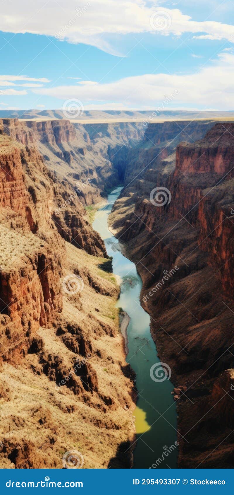 Breathtaking Canyon Scenery: Captivating River, Cliffs, and Grandiose ...