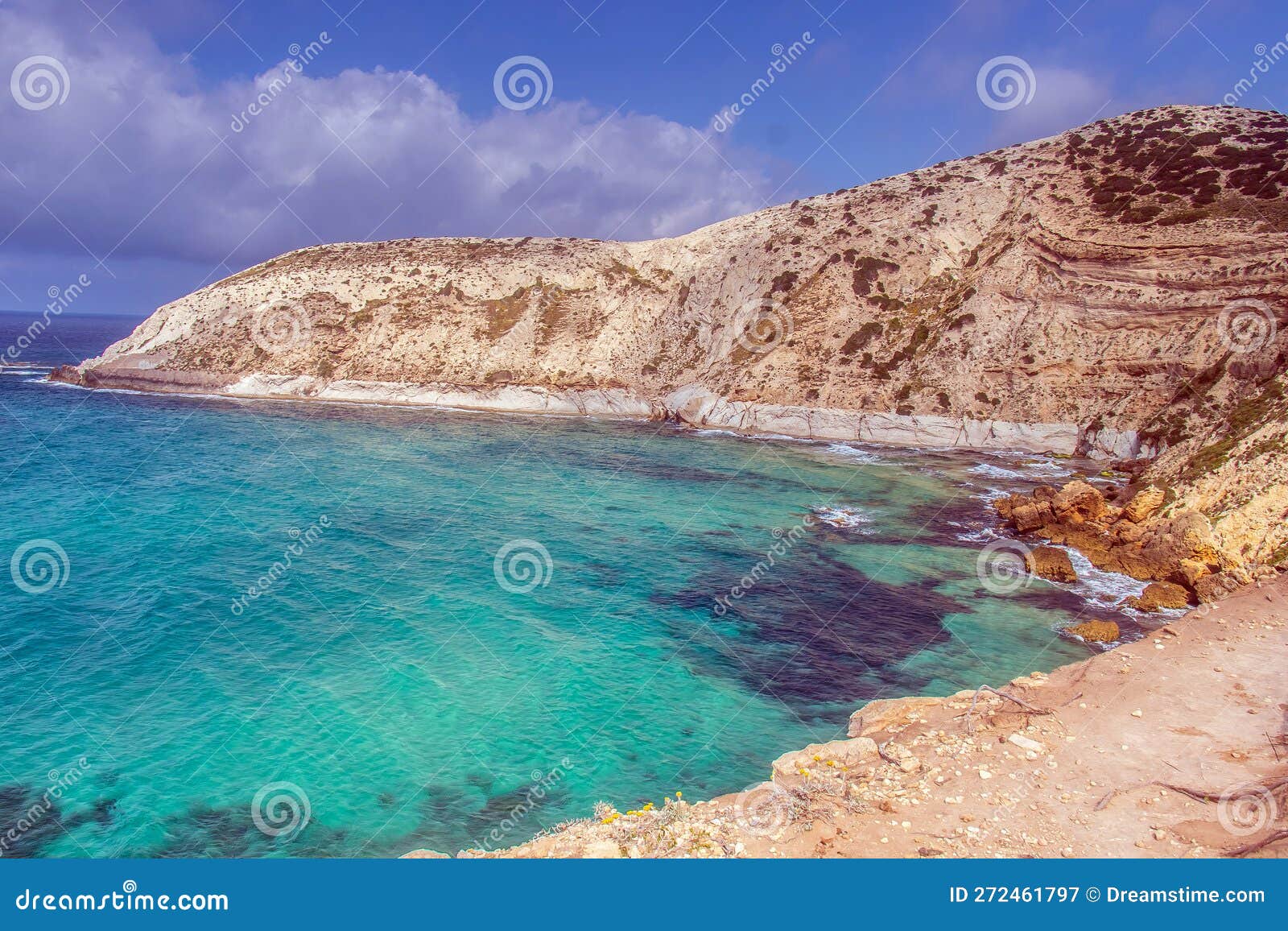 Breathtaking Cliff View of Cap Blanc in Bizerte, Tunisia, with Ocean ...