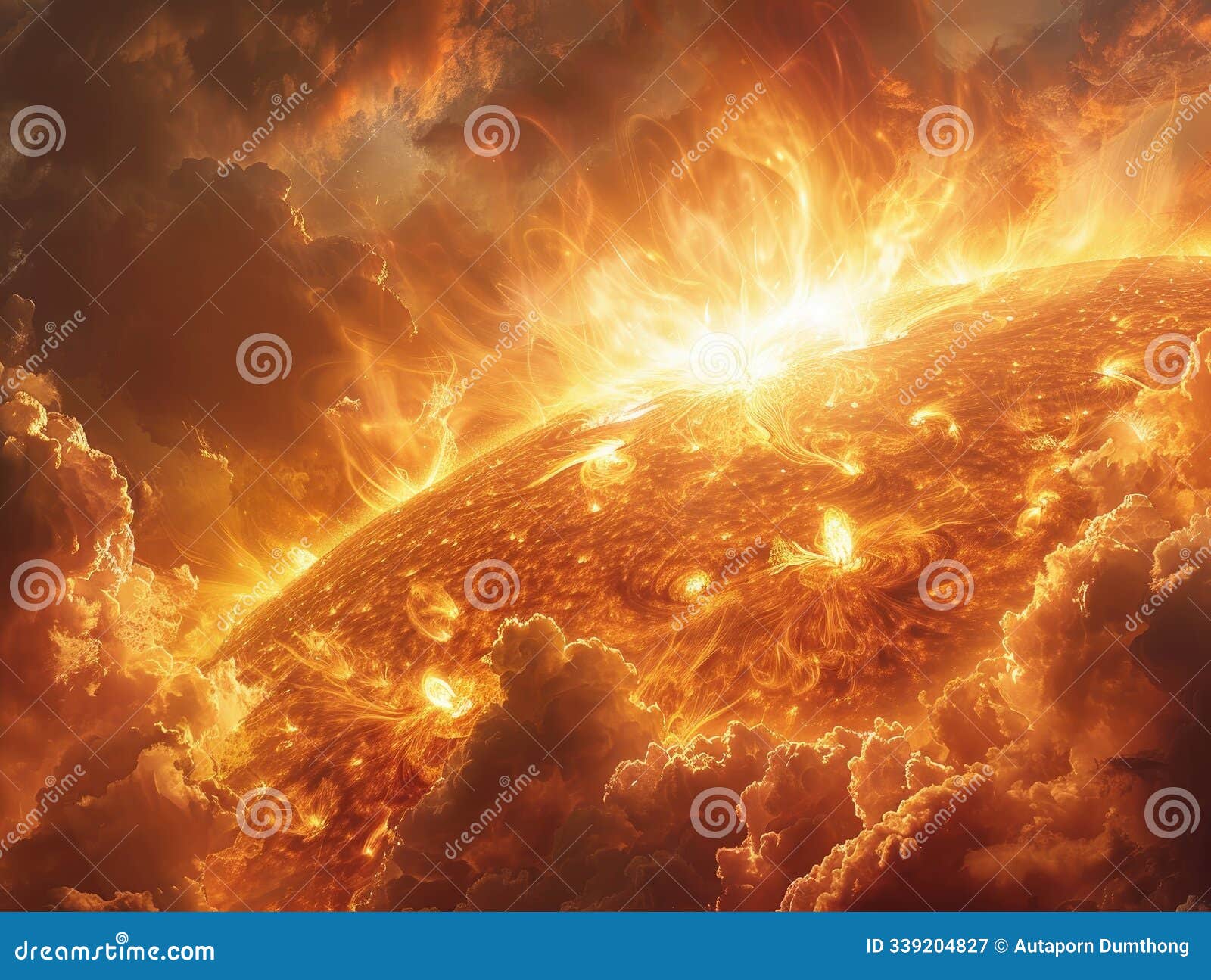 A Breathtaking Digital Representation of the Suns Surface, Exploding ...