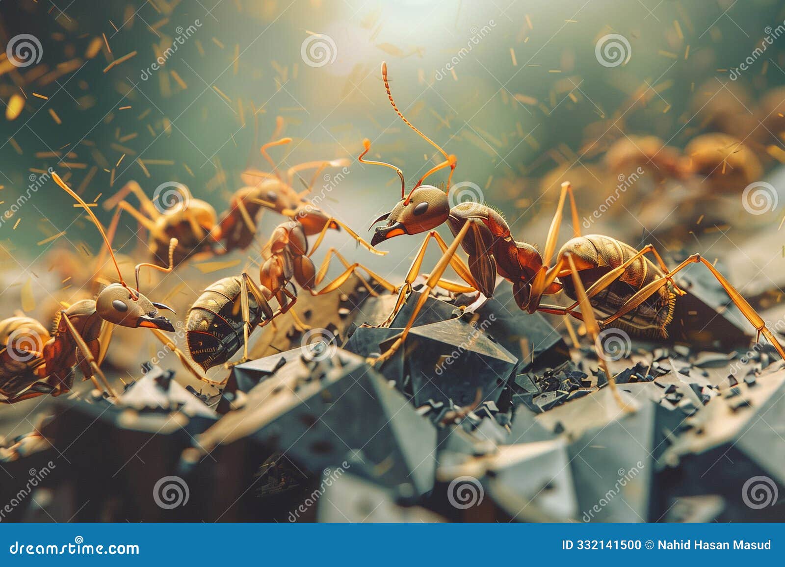 A Breathtaking Display of Geometric Patterns Formed by Ant Workers ...