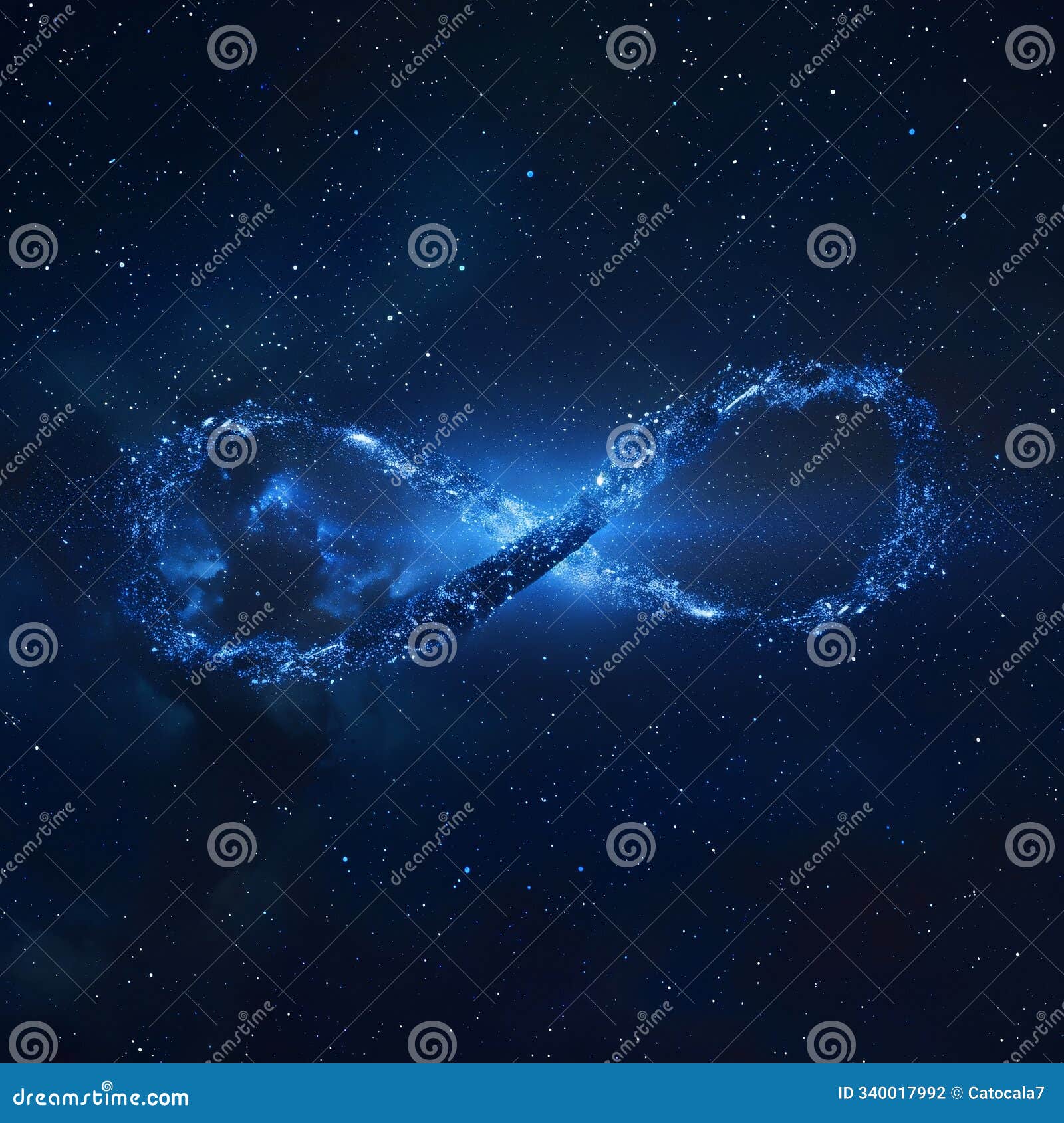 Breathtaking Display of Stars Forms an Infinity Symbol Over a Serene ...