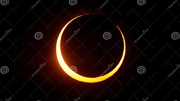 Stunning Solar Eclipse: Captivating Ring of Fire - Generative AI Stock ...
