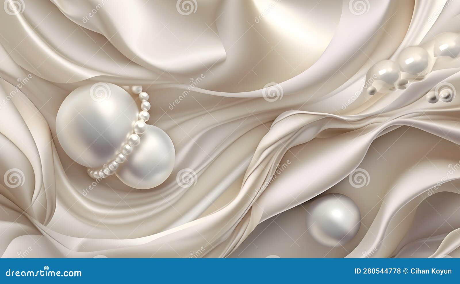 A Breathtaking Image Showcasing the Elegance of a Pearl and Foil Stock ...