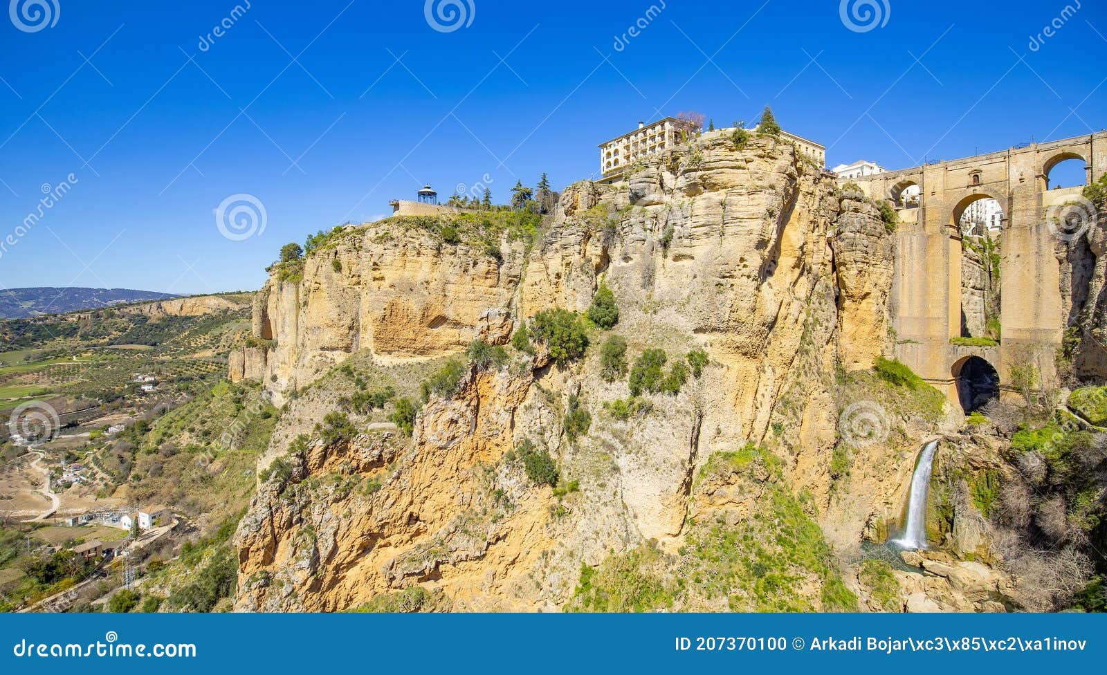 Ronda Spain stock photo. Image of panoramic, peaceful - 207370100