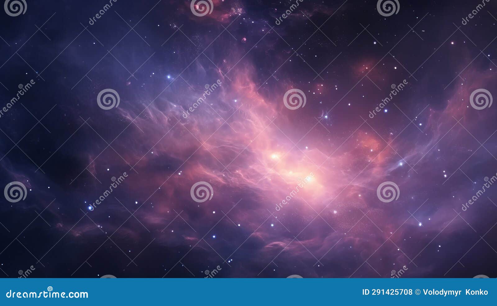 A Breathtaking and Mesmerizing Space Landscape Stock Photo - Image of ...