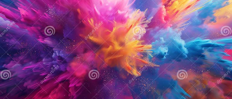 A Breathtaking Panoramic Display of a Galactic Explosion Rich in Hues ...