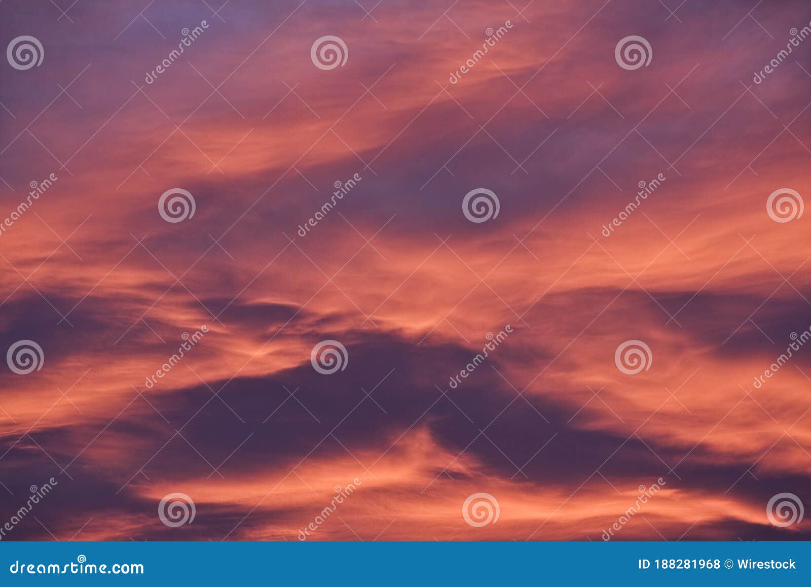 Breathtaking Scenery of the Scenic Colorful Sky Stock Photo - Image of ...