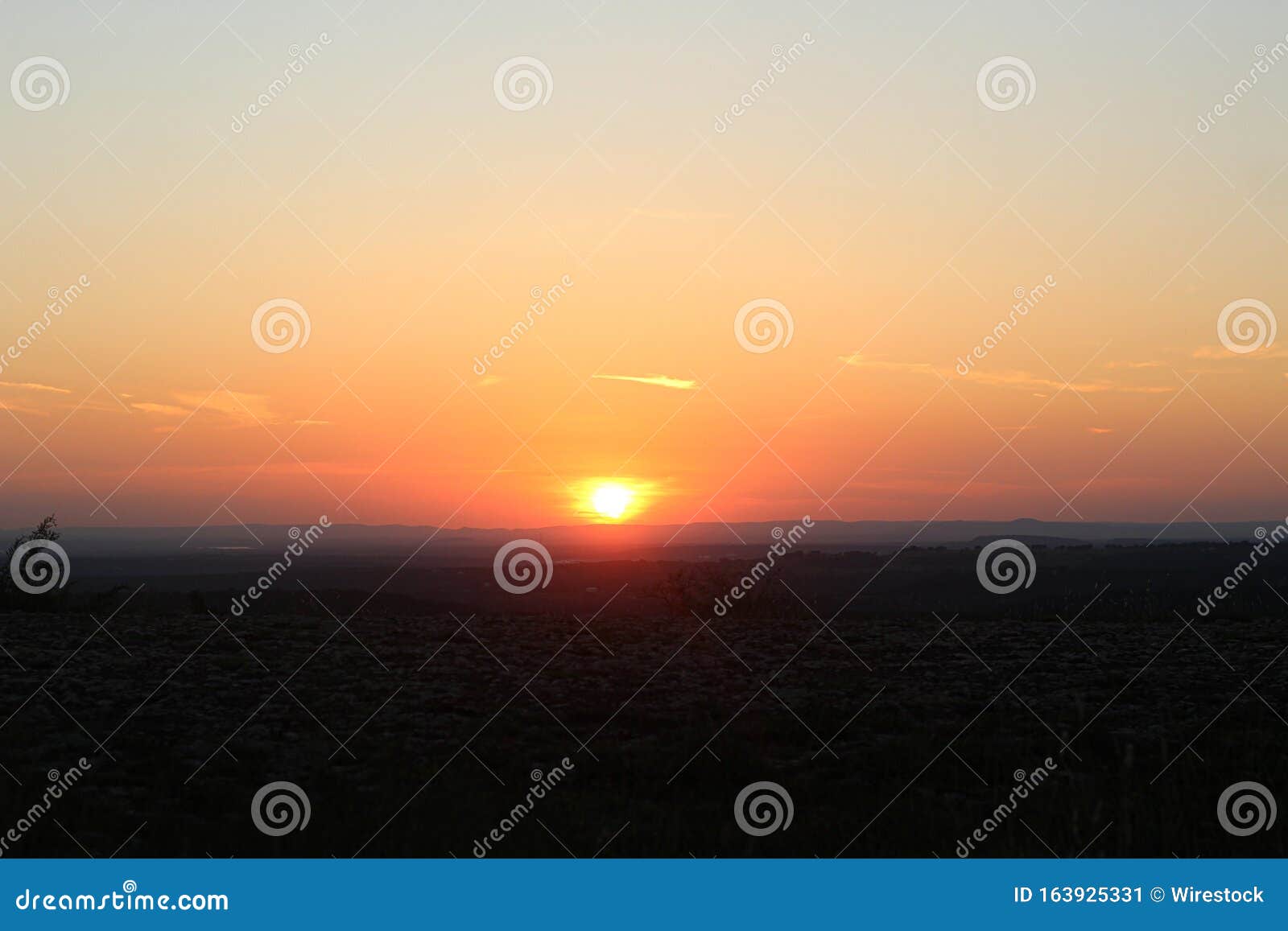 Breathtaking Scenery of the Sunset at Hidden Falls, Austin, Texas Stock ...