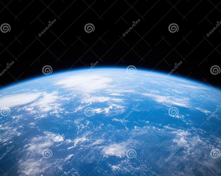 Breathtaking View of the Earth from Space Stock Illustration ...