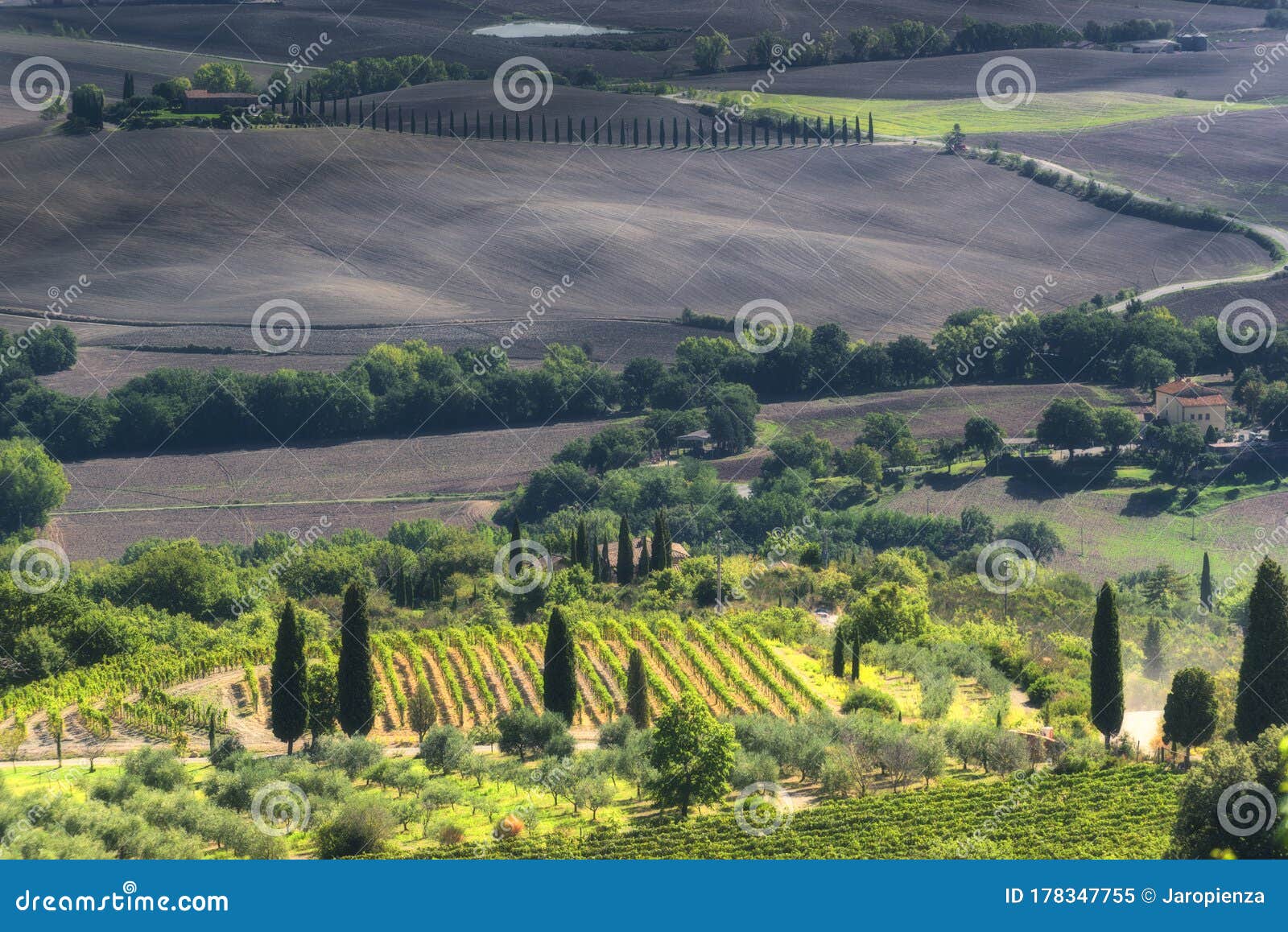 The Breathtaking View of the Tuscan Countryside Stock Image - Image of ...