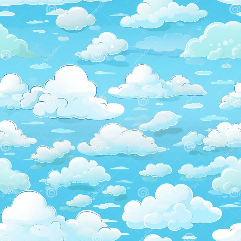 Breathtakingly Beautiful Seamless Sky Textures Pattern Background for ...