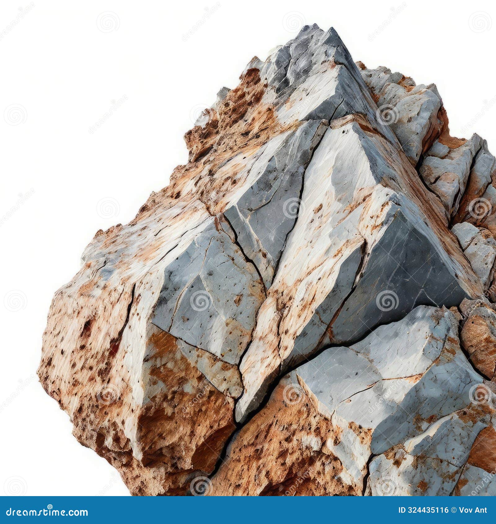 Breccia a Clastic Sedimentary Rock Composed of Angular Fragmnts Stock ...