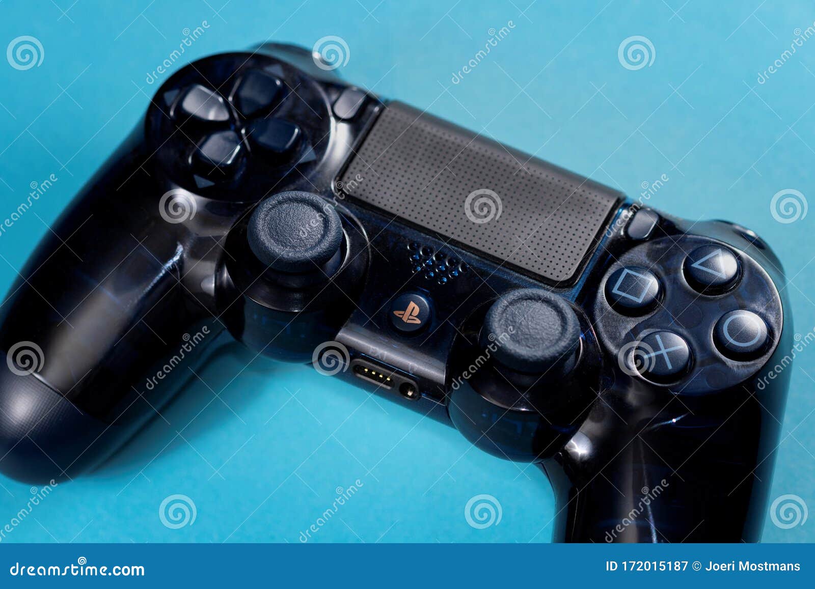 Brecht, Belgium - January 15 2020: a Top Down Portrait of a Playstation ...