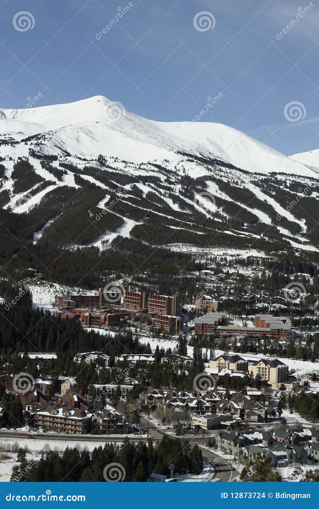 Breckenridge, Colorado stock photo. Image of american - 12873724