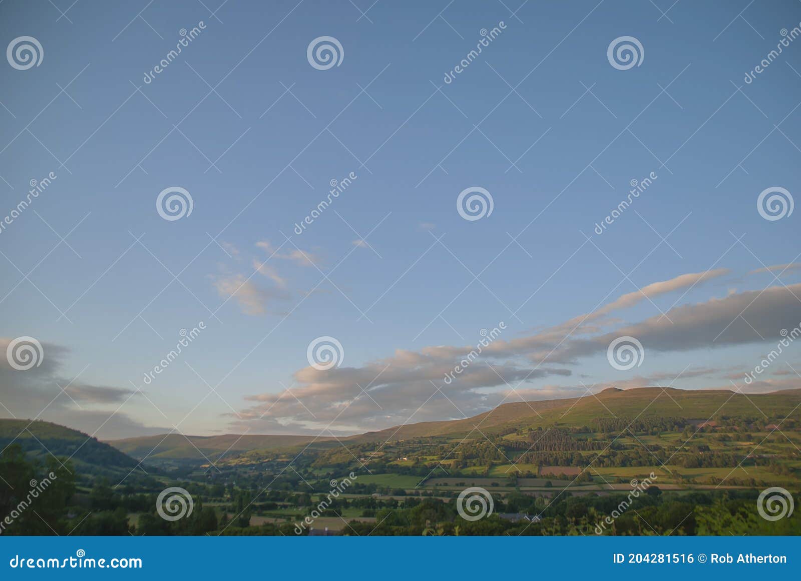 The Brecon Beacon National Park in Powys Stock Photo - Image of beacons ...