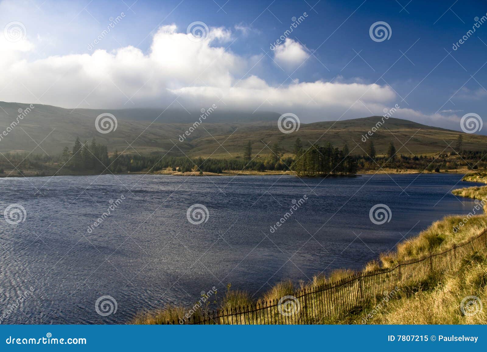 Brecon Beacons stock image. Image of lakes, farms, clouds - 7807215
