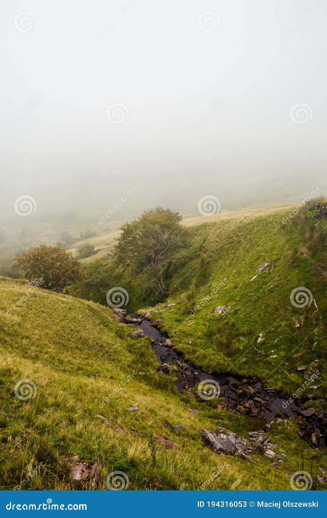Brecon Beacons National Park, Wales, England Stock Image - Image of ...