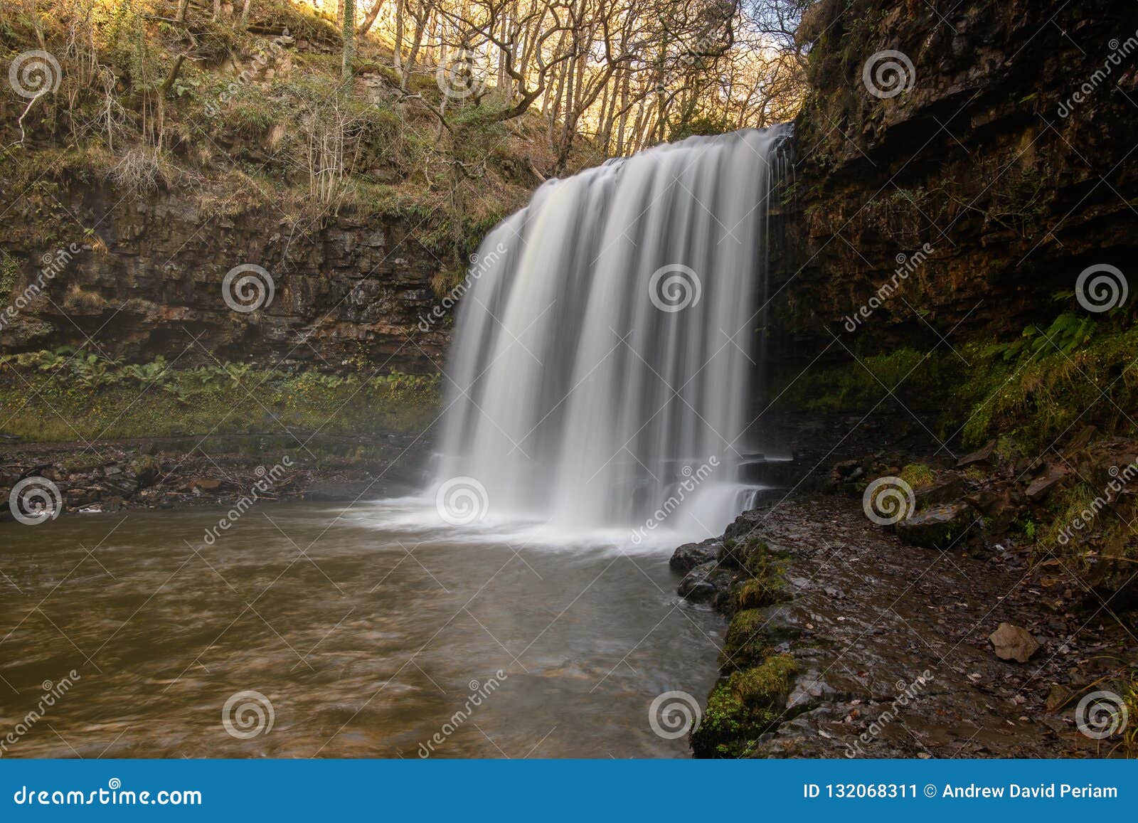 Brecon Beacons Waterfall stock image. Image of nature - 132068311