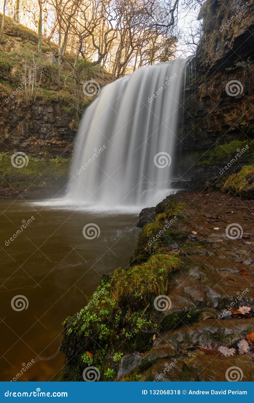 Brecon Beacons Waterfall stock photo. Image of cascade - 132068318