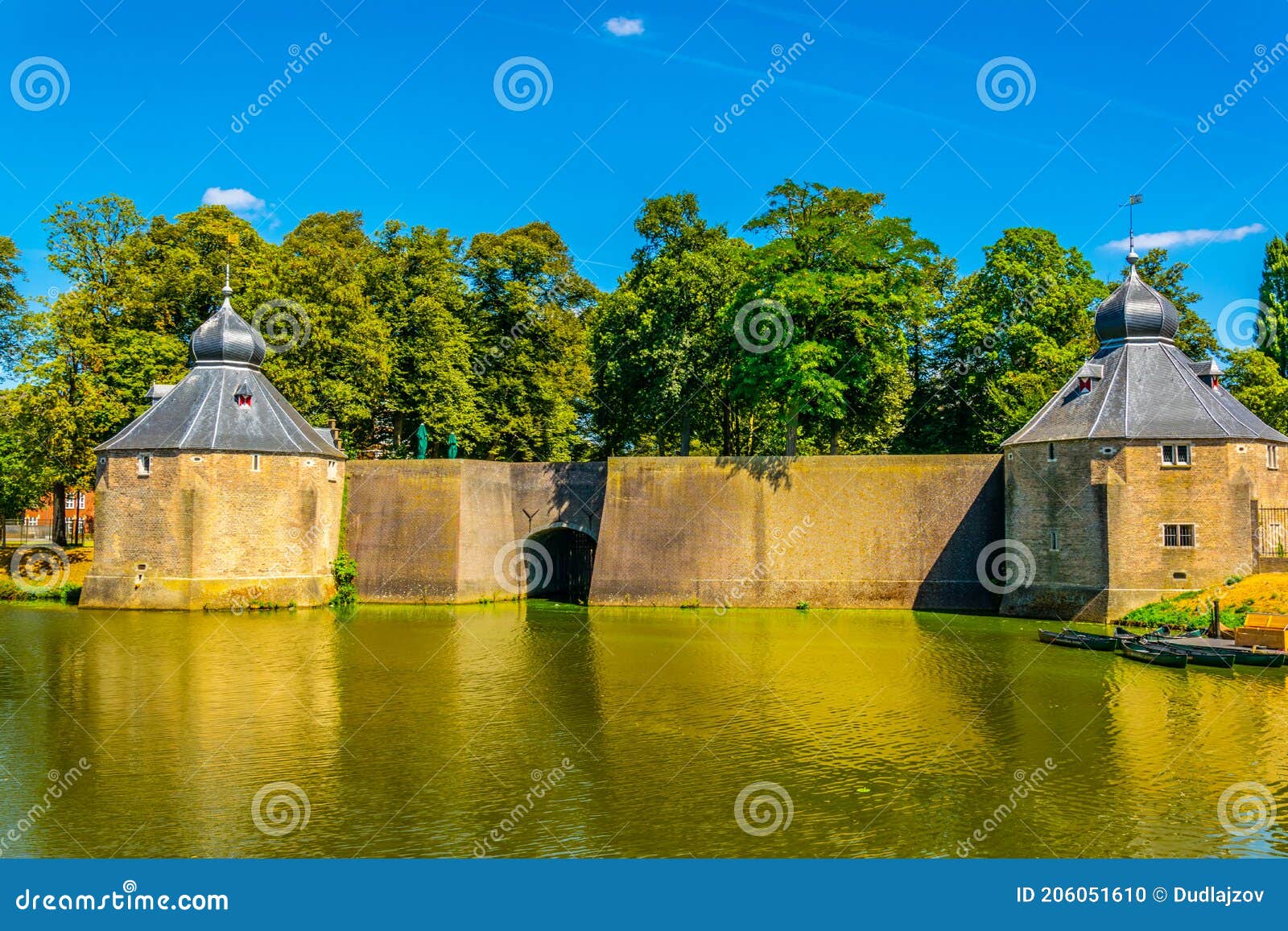 Breda Castle in Netherlands Stock Photo - Image of canal, breda: 206051610