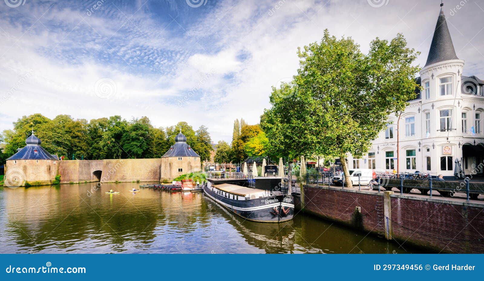 Breda with the Medieval Fortifications of Breda Castle Editorial Photo ...