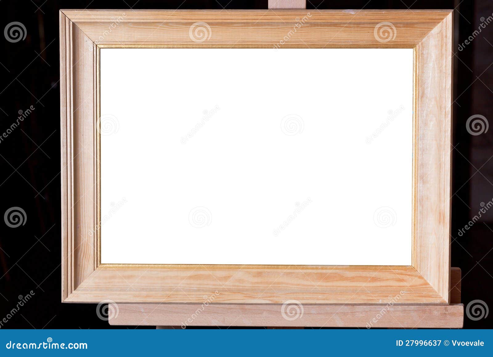 Brede houten omlijsting stock afbeelding. Image of apparatuur - 27996637