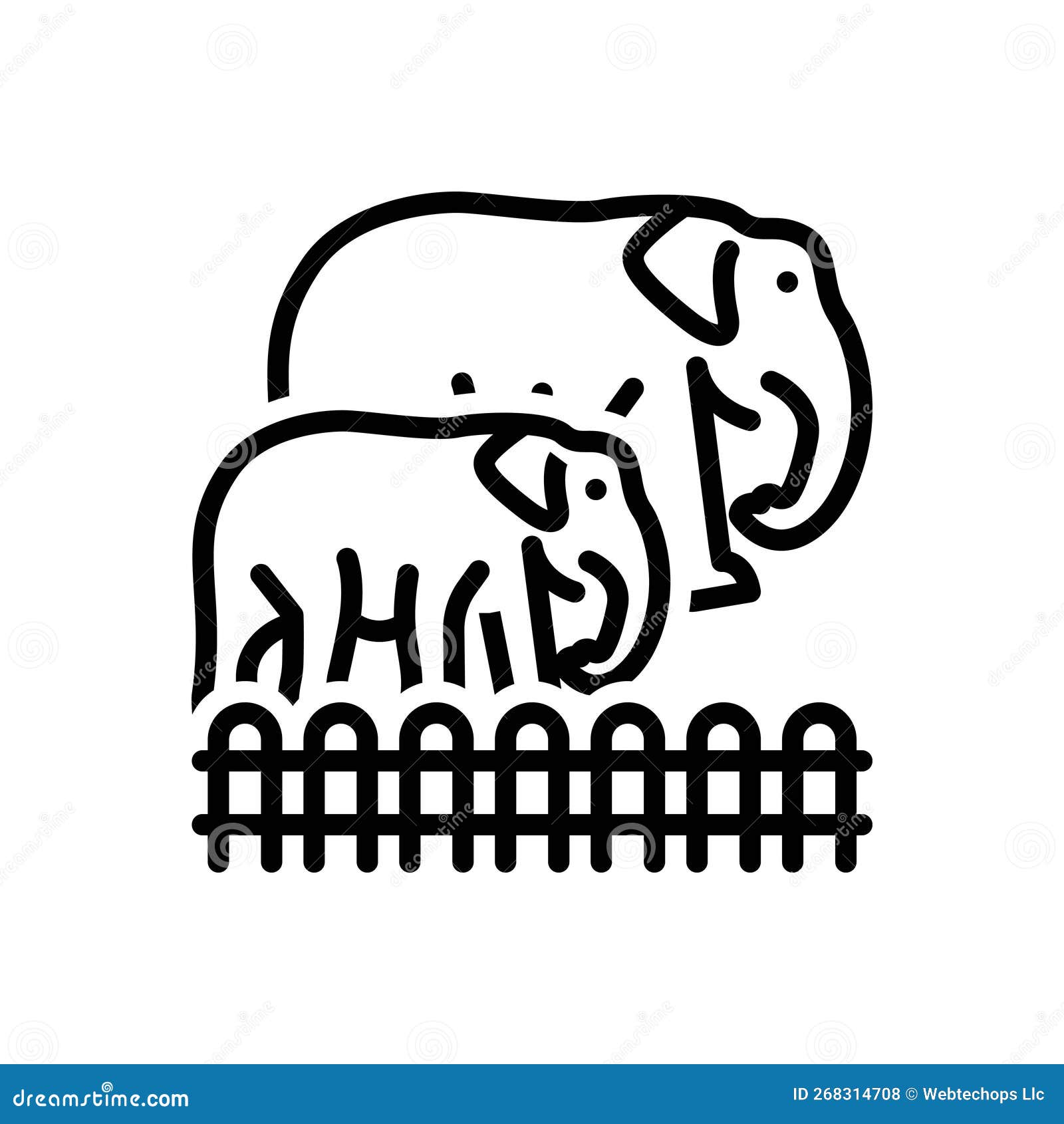 Black Line Icon for Breeding, Reproduction and Rearing Stock Vector ...