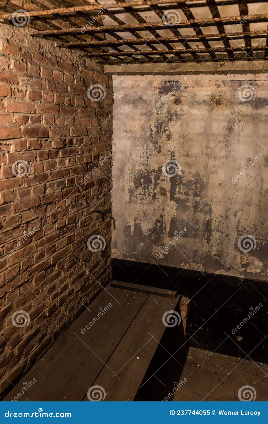 Breendonk, Belgium - Old WWII Prison Camp Cell Editorial Image - Image ...