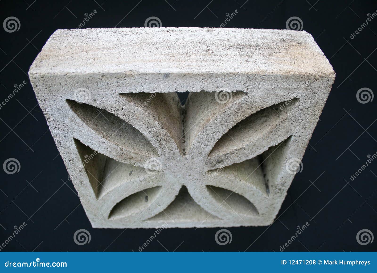 Breeze Block Wall Construction With String Line And Cement Mixer ...