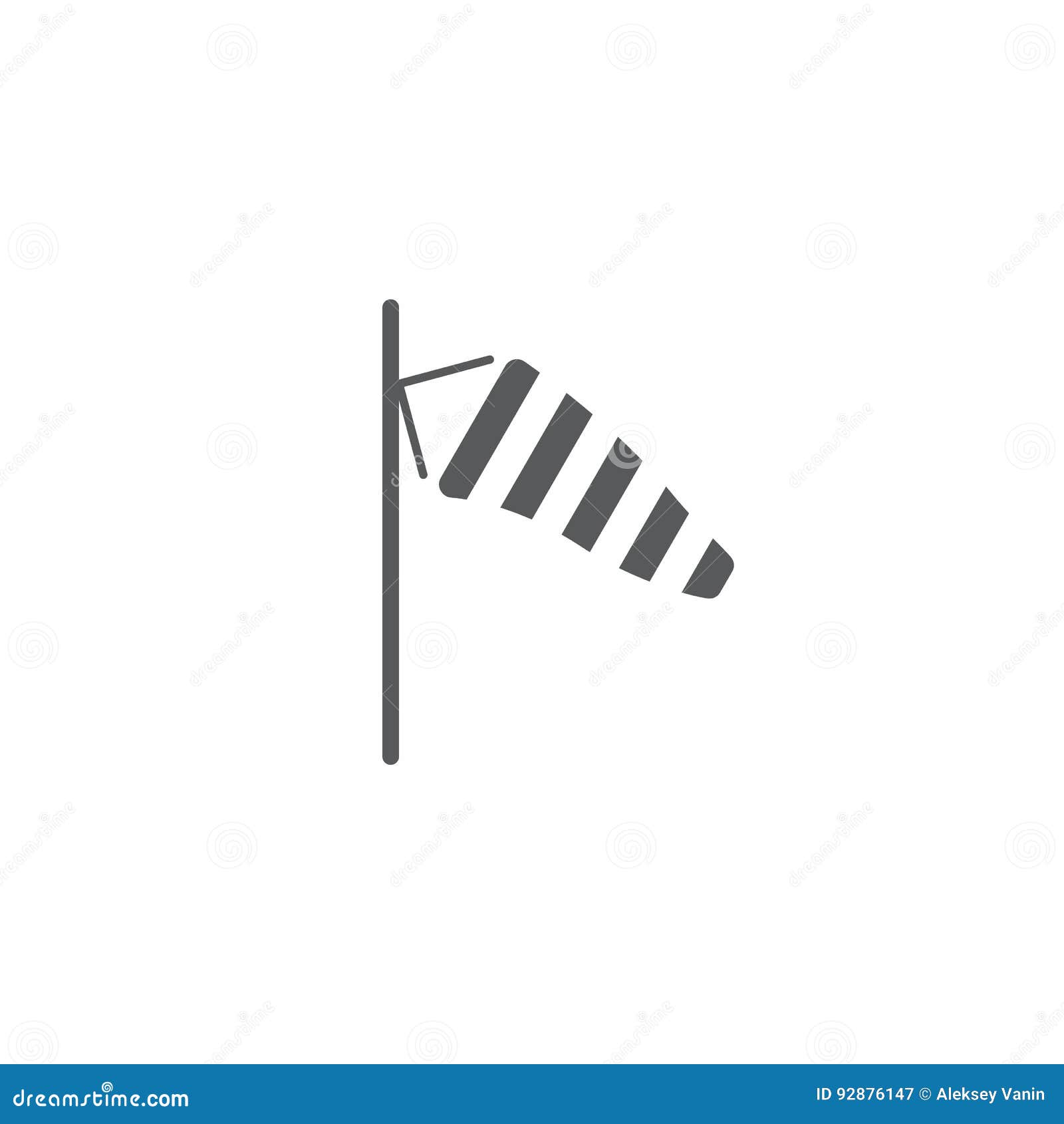 Breeze Icon In Different Style Vector Illustration. Two Colored And ...