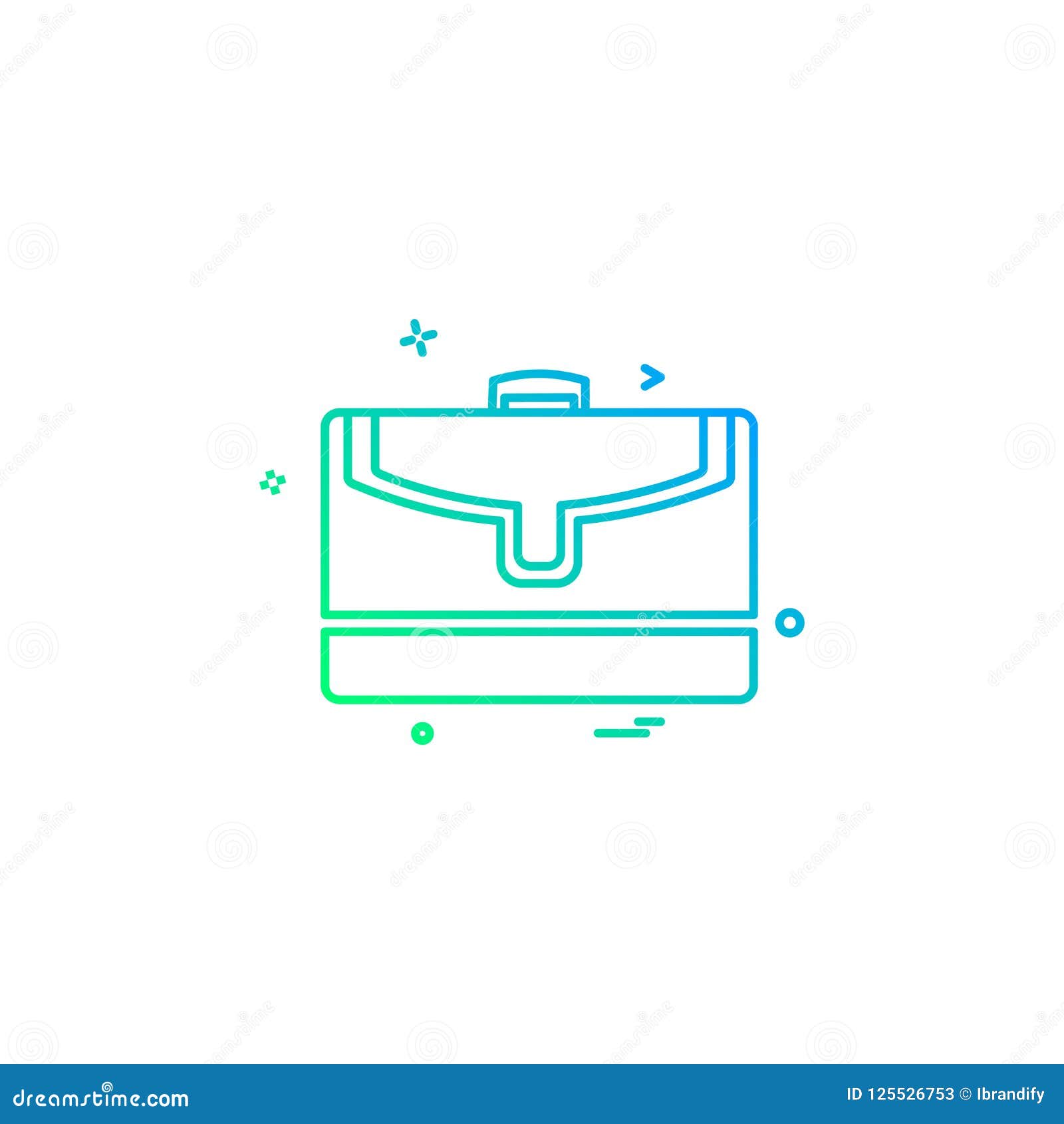 Breifcase Icon Design Vector Stock Vector - Illustration of people ...