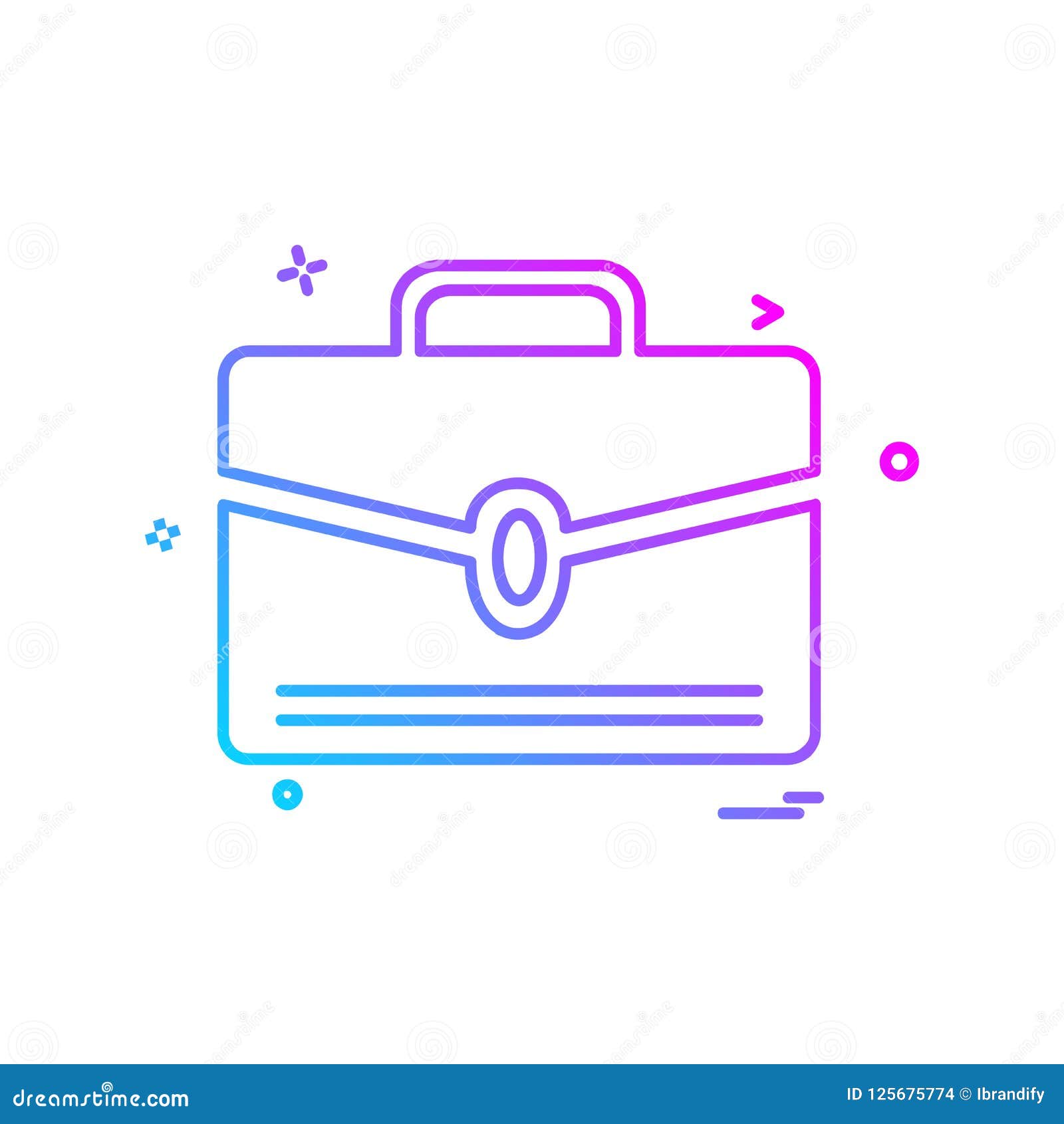 Breifcase Icon Design Vector Stock Vector - Illustration of ...