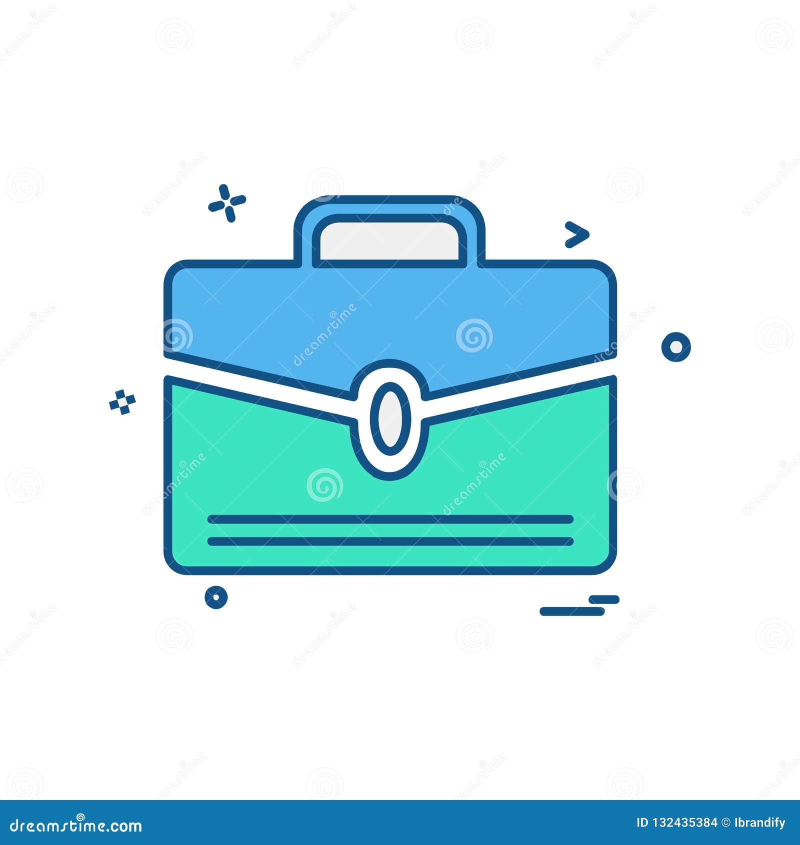 Breifcase Icon Design Vector Stock Vector - Illustration of icon ...