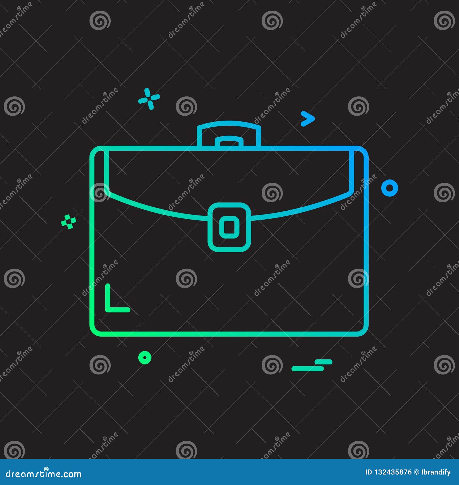 Breifcase Icon Design Vector Stock Vector - Illustration of active ...