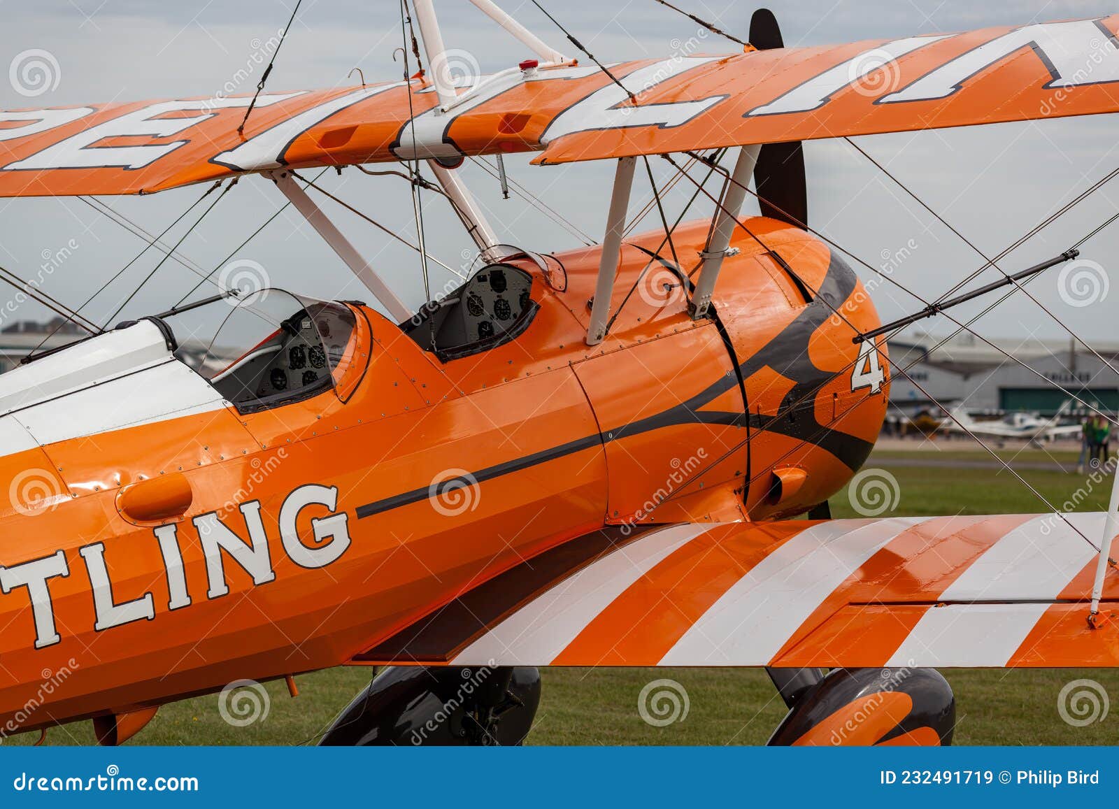 Breitling Wingwalker - Boeing Stearman Editorial Stock Image - Image of ...