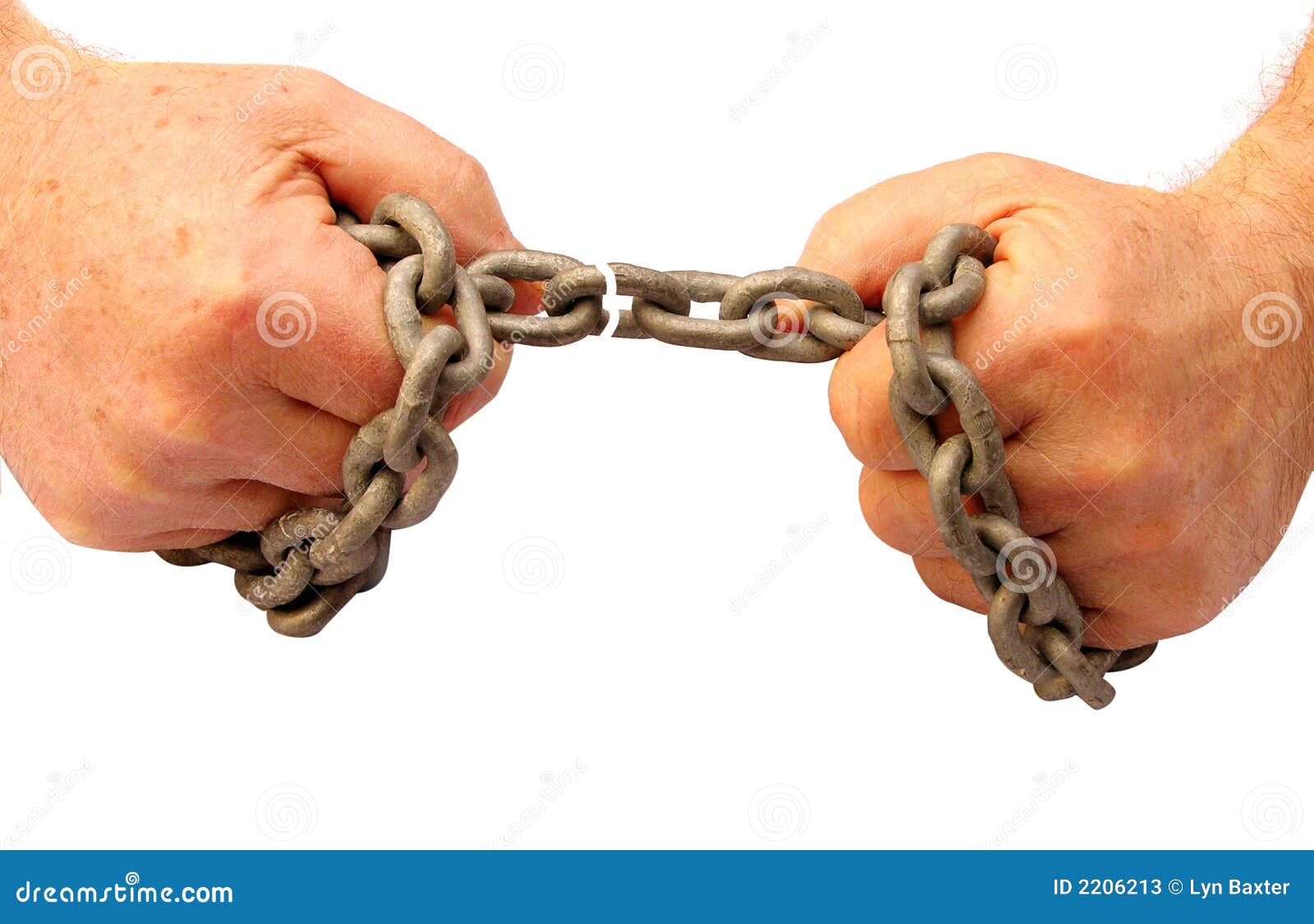 Brekende kettingen stock afbeelding. Image of zaken, deel - 2206213