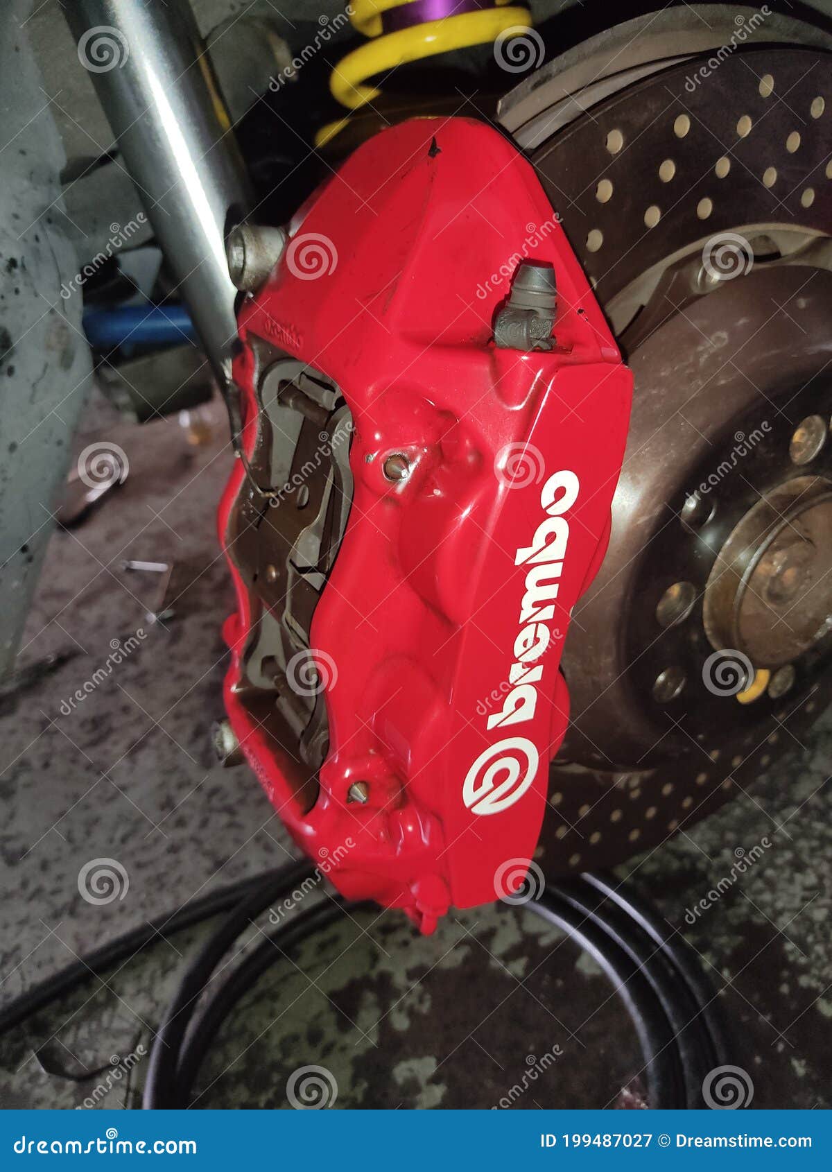 Brembo braking system editorial photography. Image of brembo - 199487027