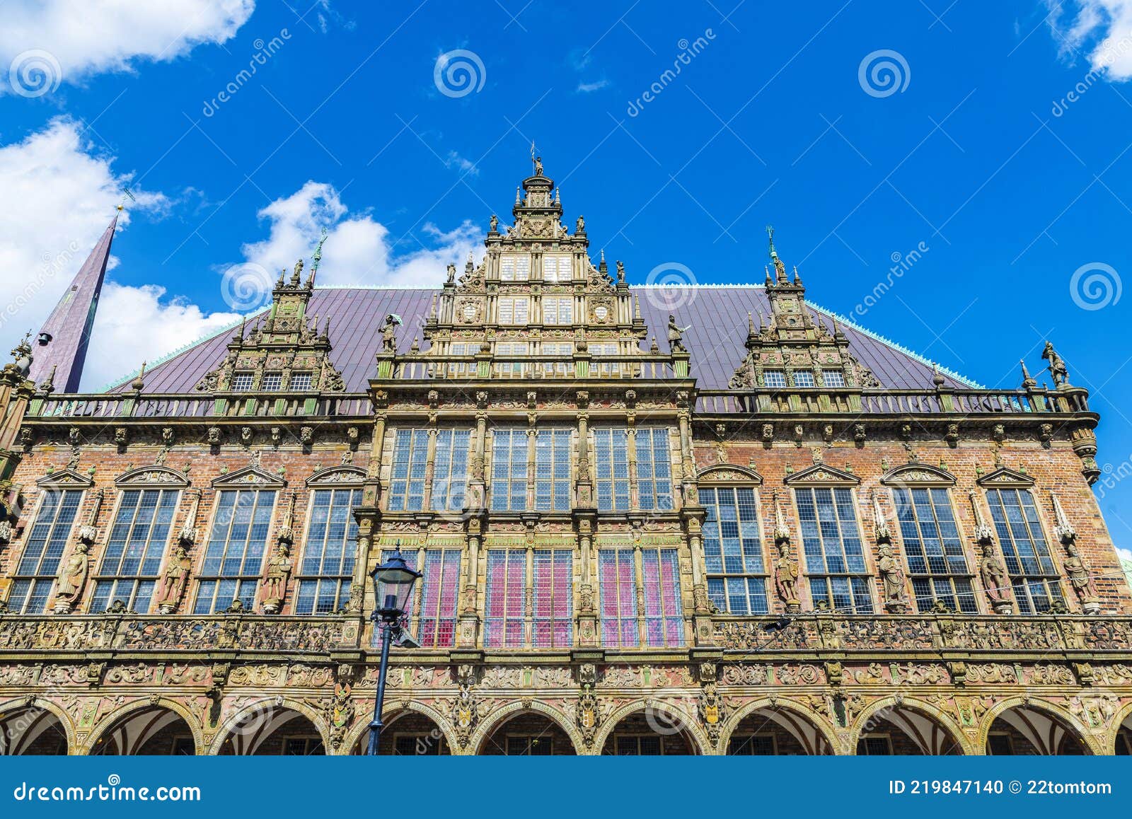 Bremen City Hall in Bremen, Germany Stock Photo - Image of rooftop ...