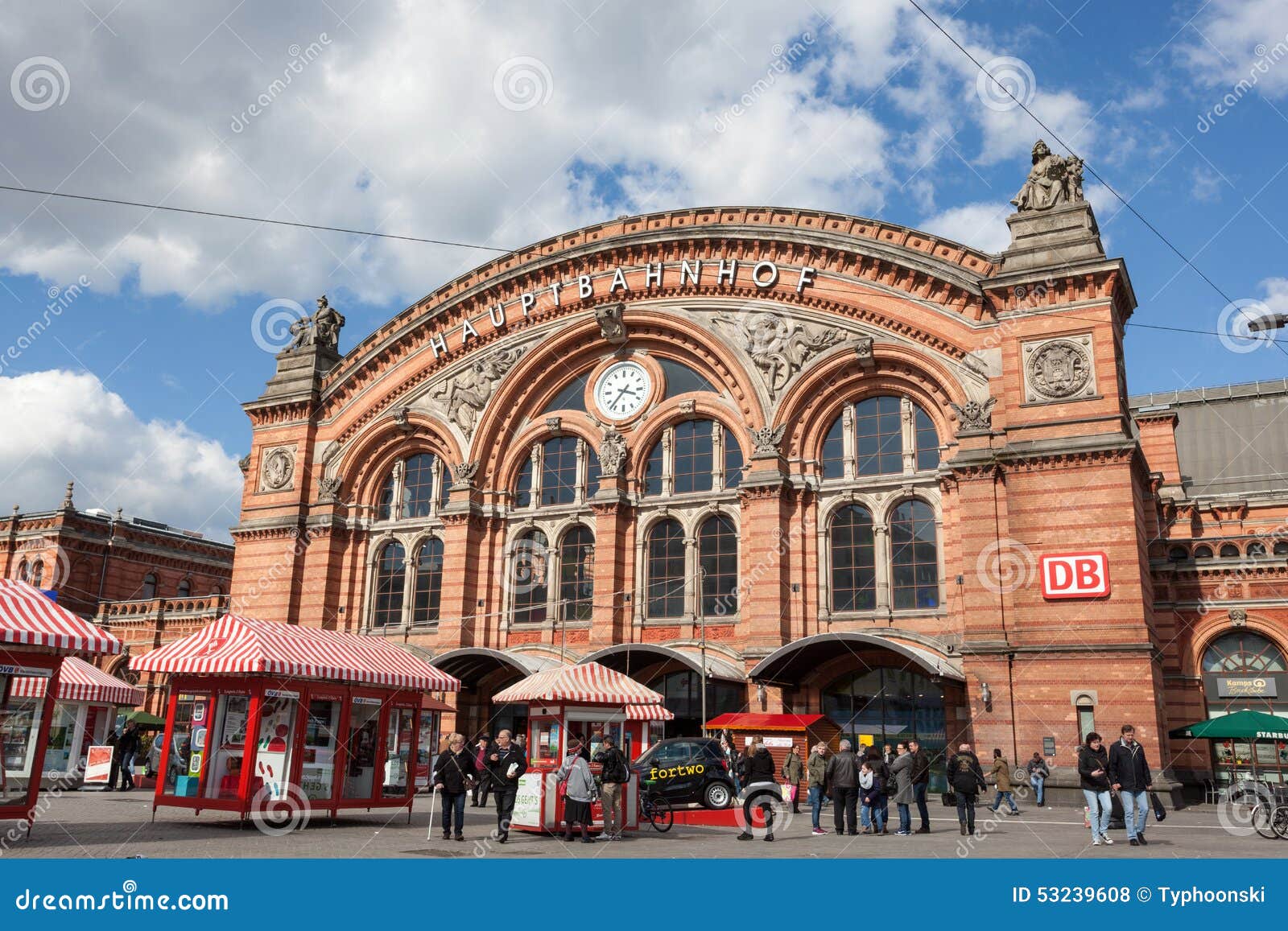 Bremen-Hauptbahnhof redaktionelles stockfoto. Bild von verkehr - 53239608