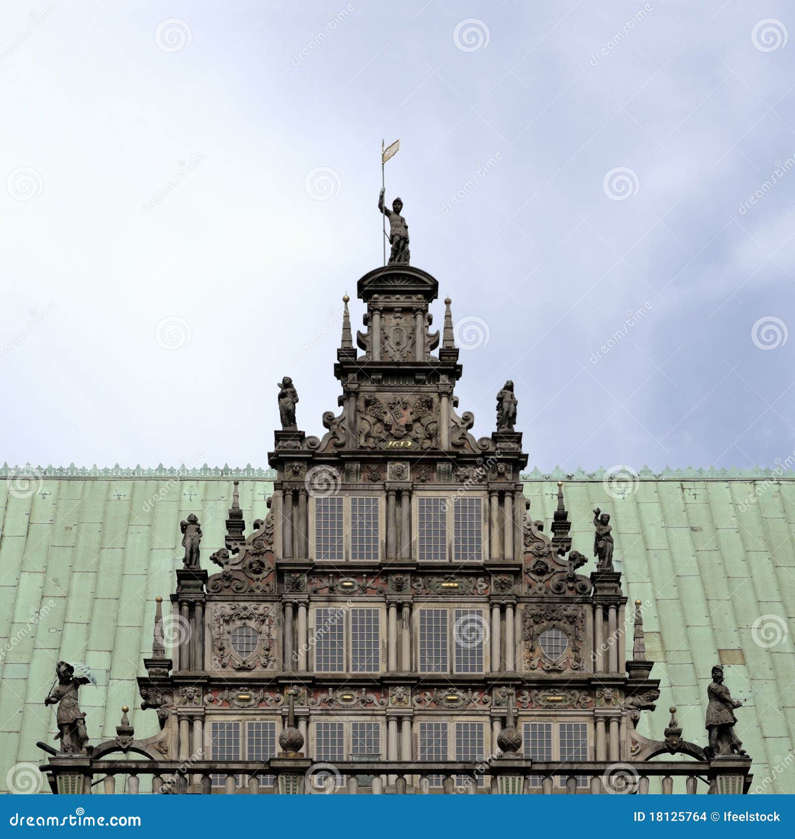 Bremen Medieval Town Hall Detail Stock Photo - Image of hall, city ...