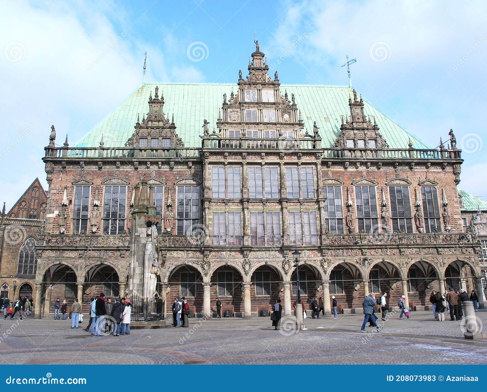 Bremen Town Hall in the Center of the City Editorial Stock Photo ...