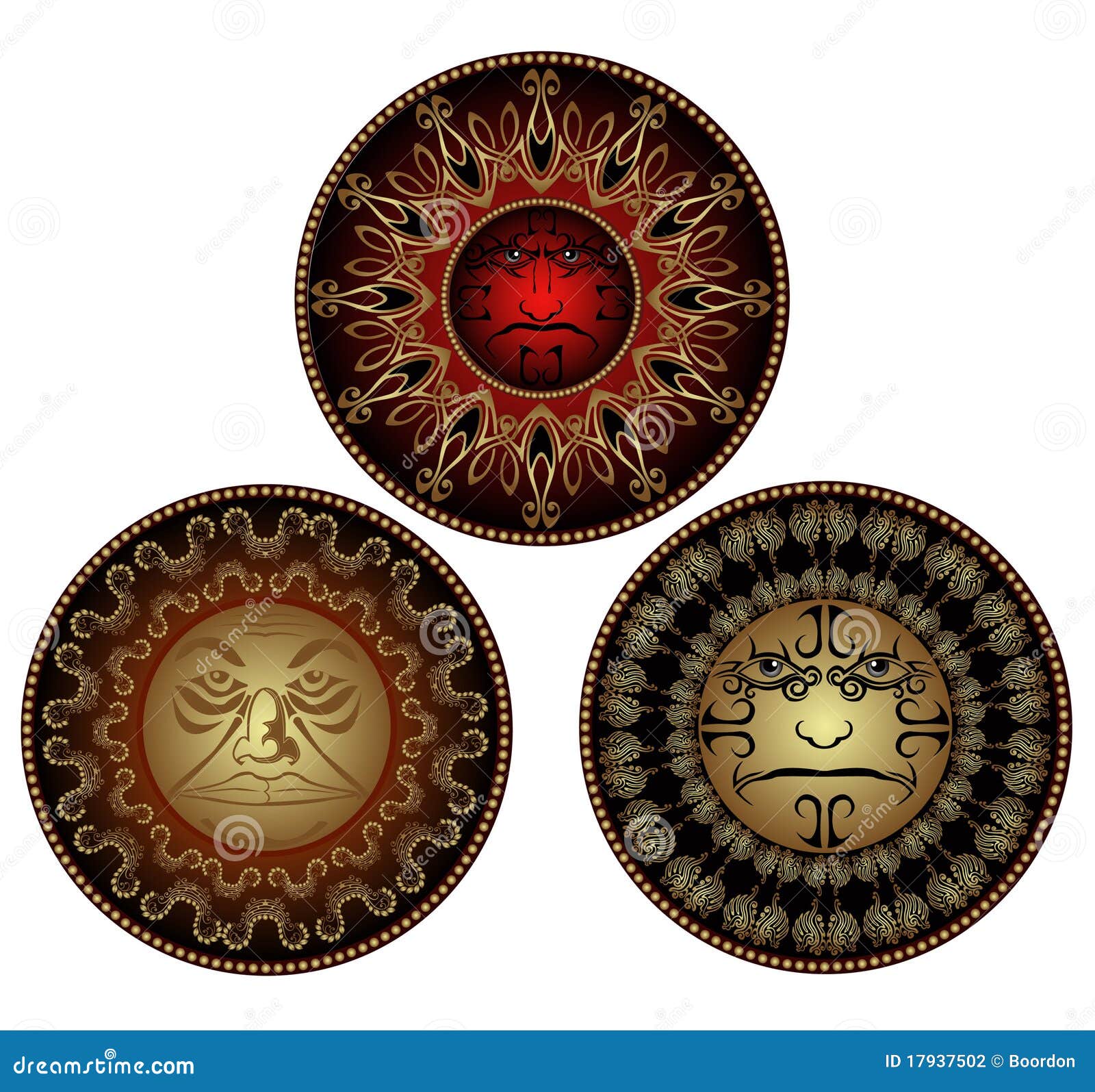 Demon Devil Zombie Skull Blood Illustrations | CartoonDealer.com #196933110