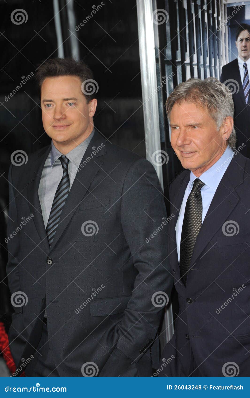 Brendan Fraser,Harrison Ford Editorial Stock Photo - Image of left ...